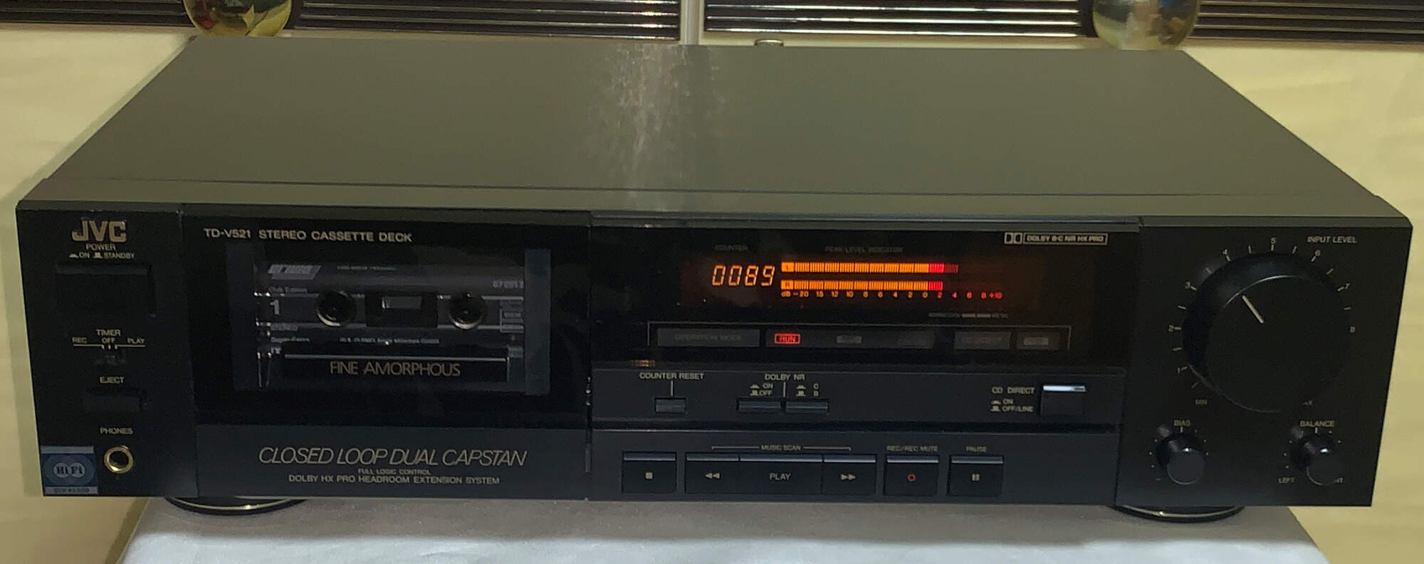 JVC TD-V521 Stereo Cassette Deck/Dolby B-C HX PRO/Fine Amorphous/Japan | Aukro